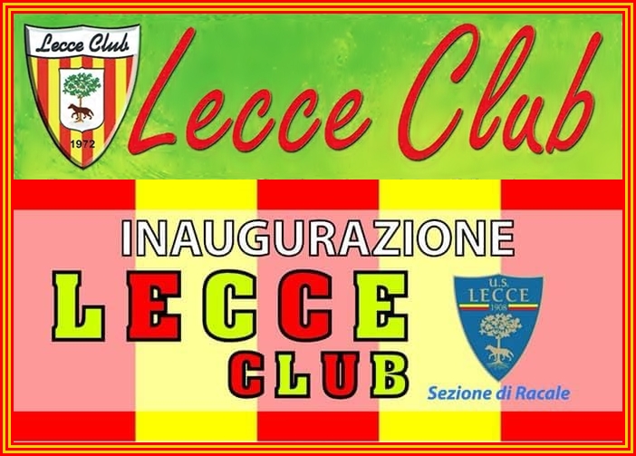 A Racale una nuova sezione del Lecce Club | Leccezionale Salento